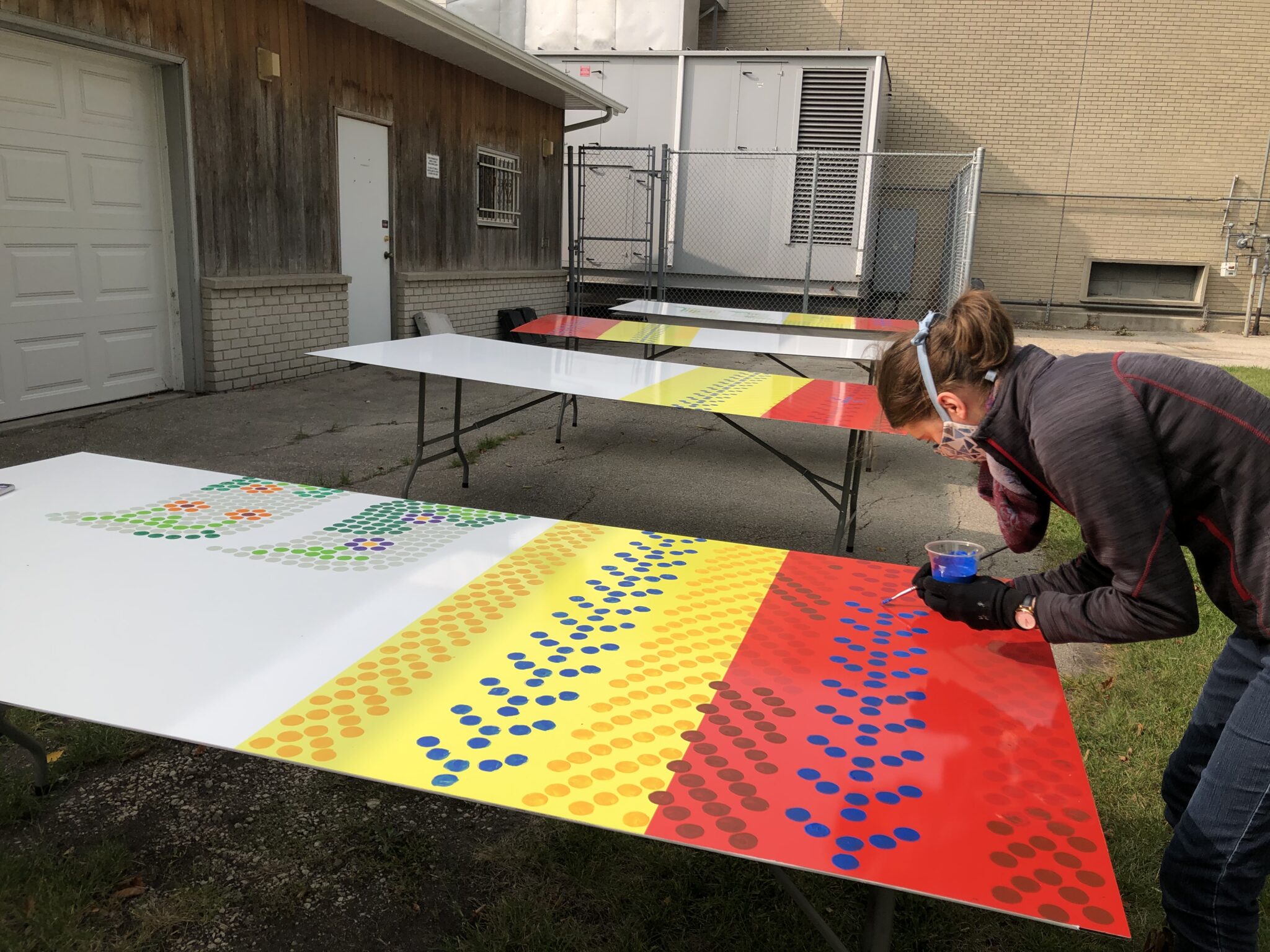 Une nouvelle murale pour le 40e anniversaire du drapeau franco ...