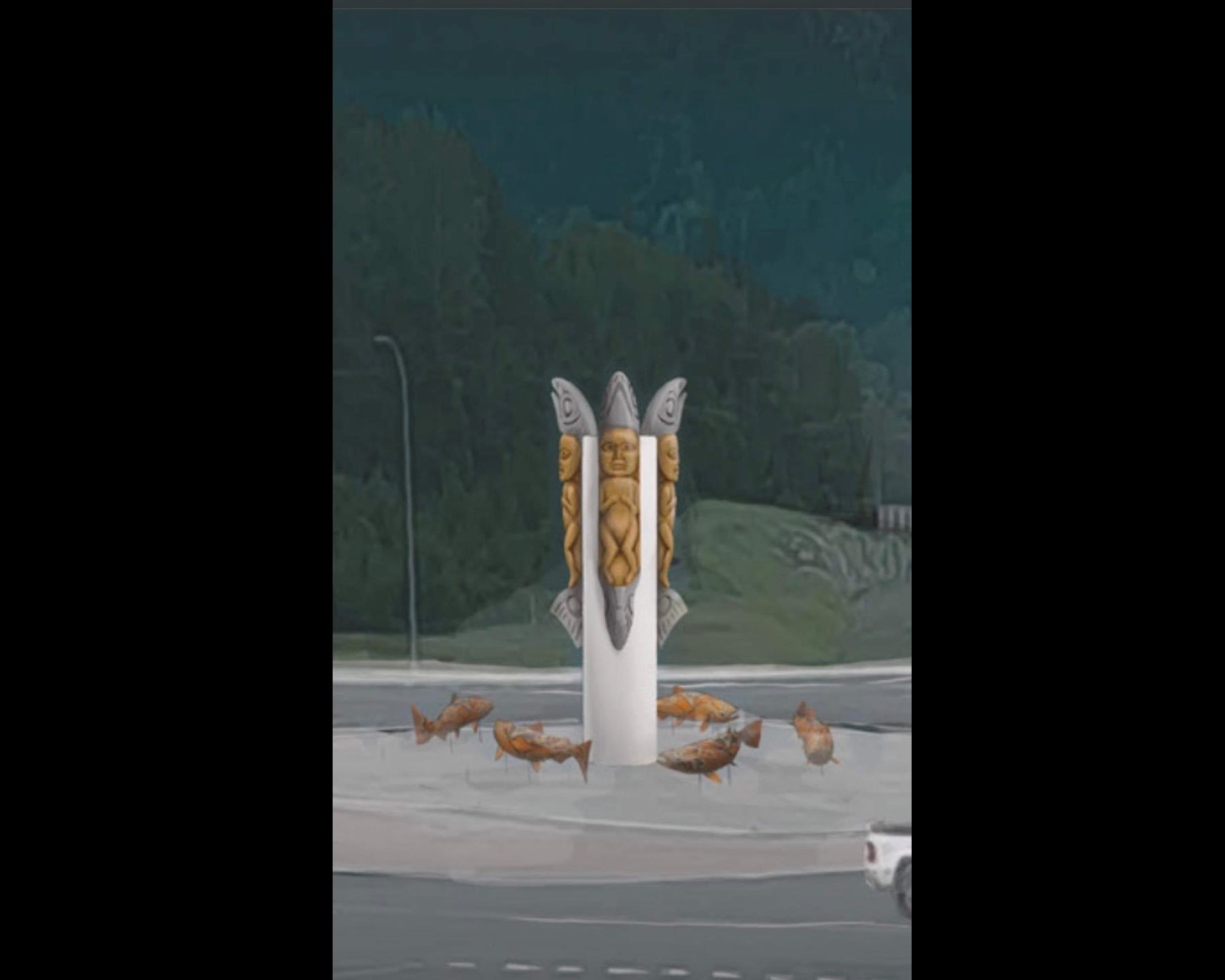 Terrace Roundabout will soon see a collaborative Indigenous art ...